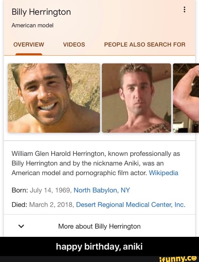Billy Herrington American model OVERVIEW VIDEOS PEOPLE ALSO SEARCH FOR ...